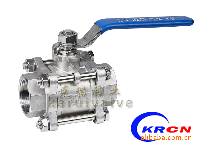 Q11F-16/25/40/64P/R 不锈钢内螺纹三片式球阀-化工仪器网