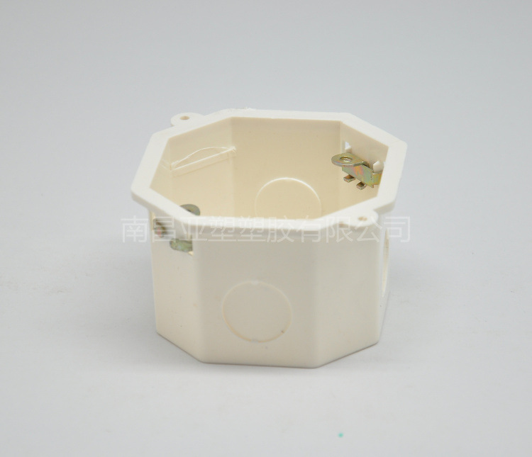 八角灯头盒图片,八角灯头盒规格尺寸,灯头接线盒图片_大山谷图库